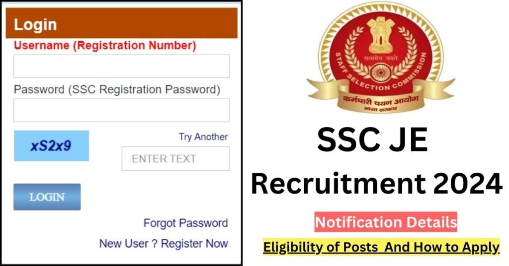 SSC JE Recruitment 2024 – Junior Engineer Notification Pdf Release