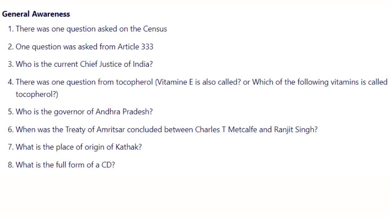 SSC GD Question Paper 2024 Today Out - Shift 1 & 2 Exam Difficulty ...